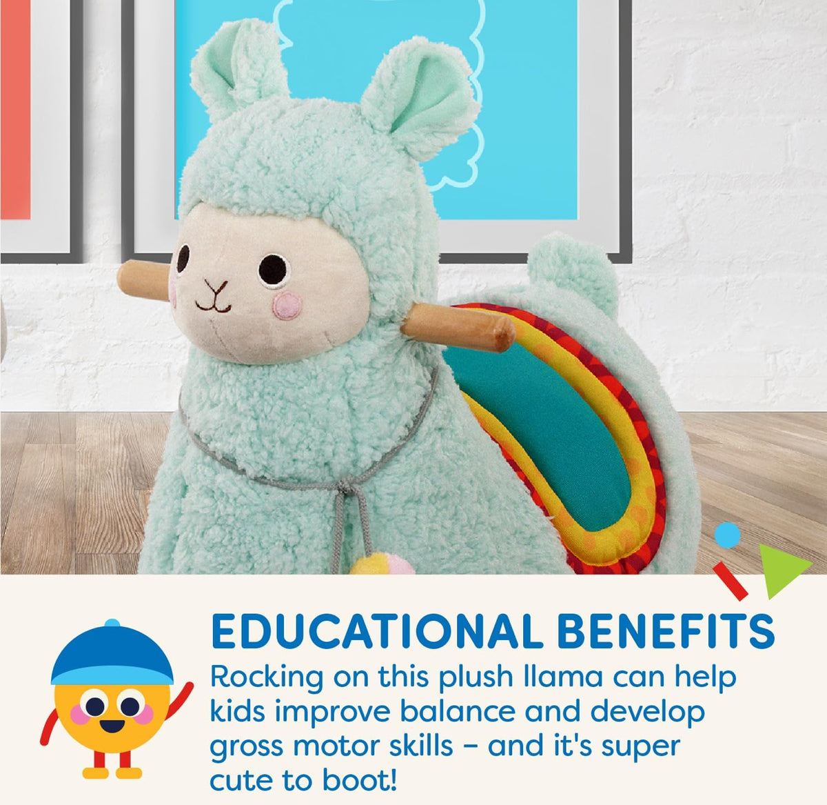 Mecedora Infantil Llama Minty – Cornelia Atelier