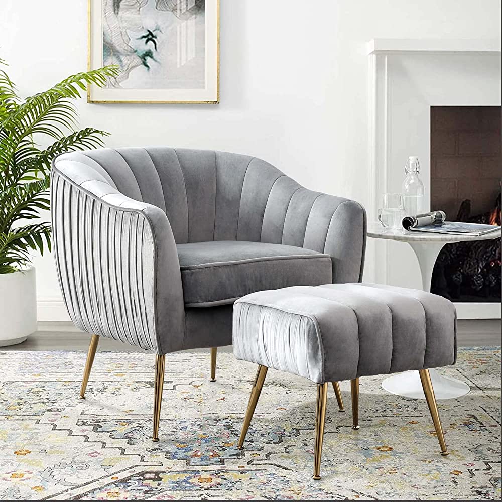 Sillon con taburete Altrob – Cornelia Atelier